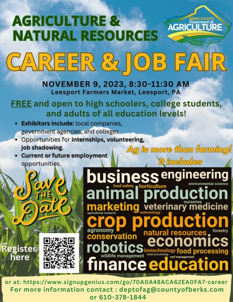 Agriculture and Natural Resources Career & Job Fair - Grow Together