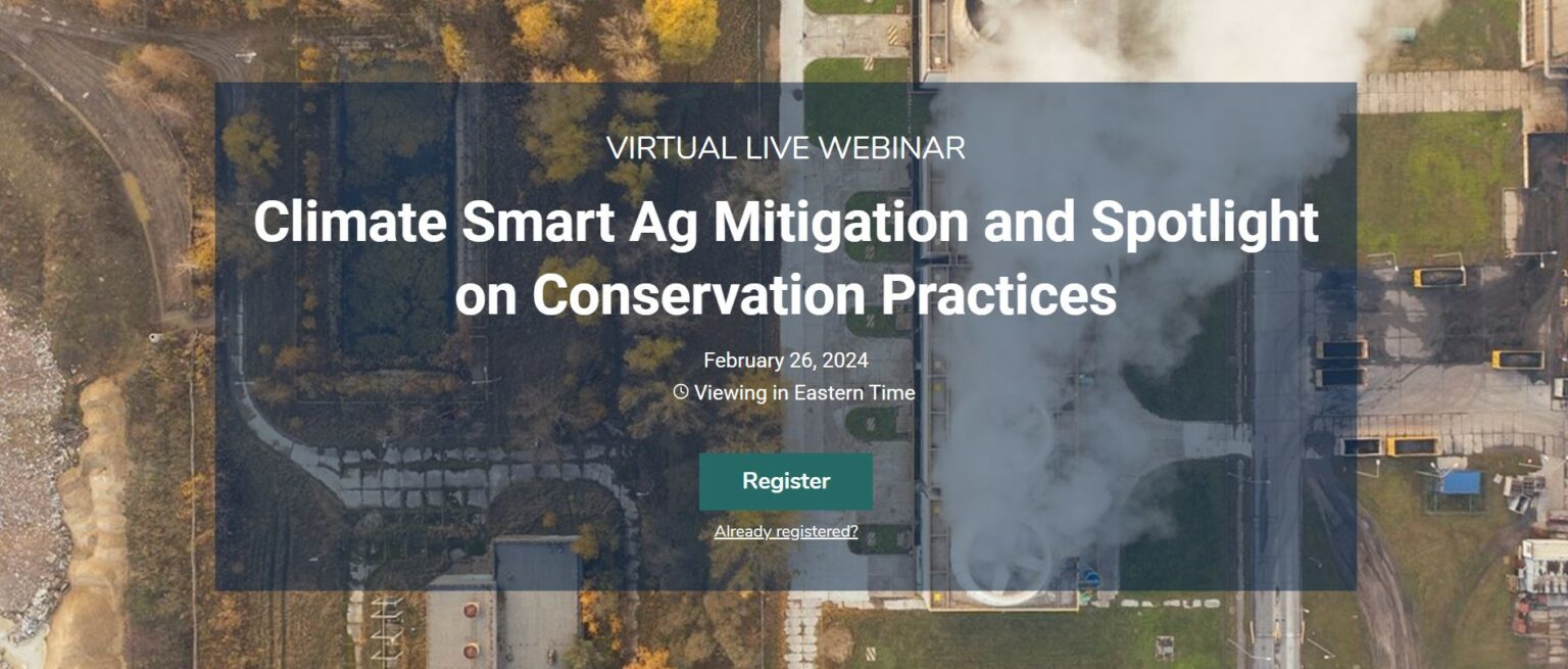 VIRTUAL LIVE WEBINAR Climate Smart Ag Mitigation and Spotlight on ...