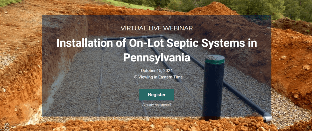 Installation of On-Lot Septic Systems in Pennsylvania - Grow Together