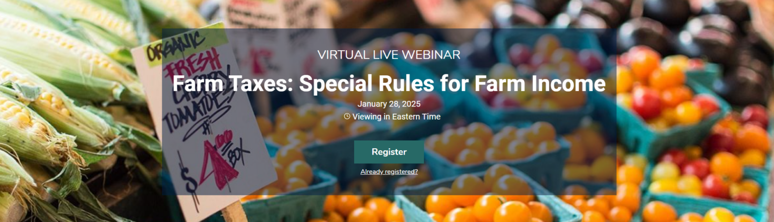 Farm Taxes: Special Rules for Farm Income - Grow Together